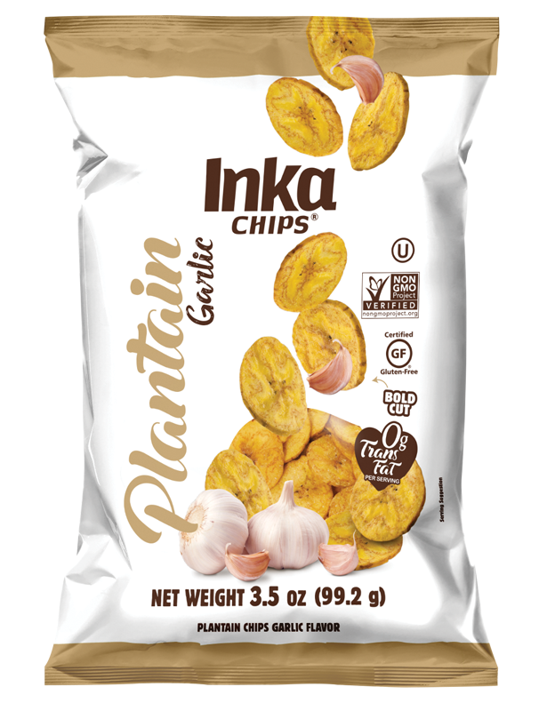 Inka Chips Plantain Garlic