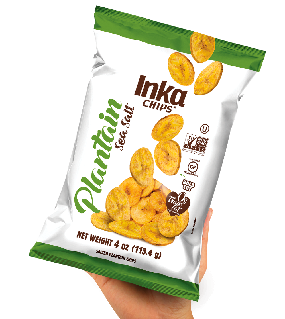 INKA CHIPS SEA SALT PLANTAIN CHIPS